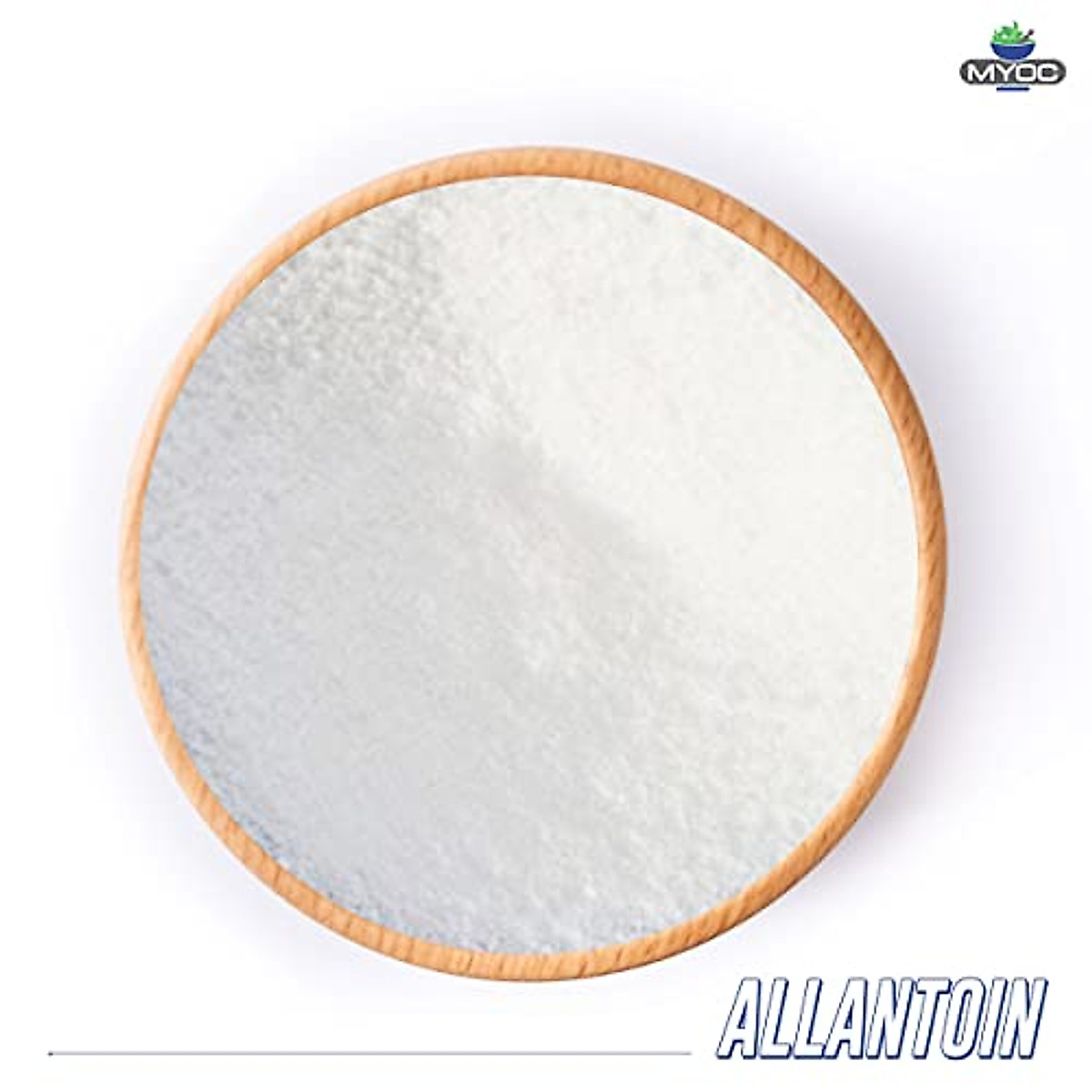 Myoc Allantoin Powder for Cosmetic, Skin, Allantoin Powder Bulk, DIY Powder for Cream, Gel, Serum & Lotion- Cosmetic Grade- 0.98 oz