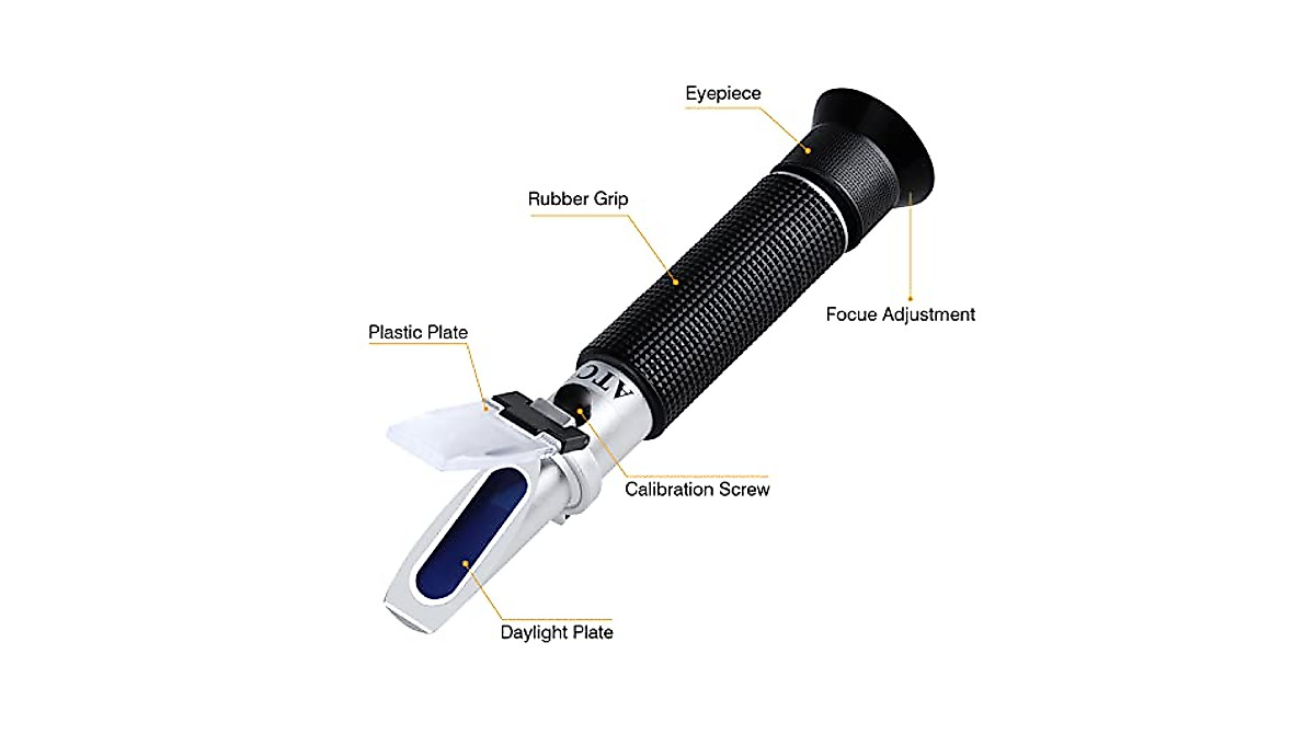 LEERCHUANG Dual Scale Salinity Refractometer for Aquariums
