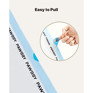 PAWBBY Cat Litter Box Liners Waste Bags-3 Roll Self Cleaning Cat Litter Box Trash Bags with handle (30pcs)