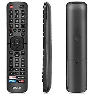 Gvirtue EN2A27 Universal Remote Control for Hisense TV Remote LED ULED LCD UHD HDTV 4K Android Smart TV with Netflix, Amazon, Vudu, You Tube Button