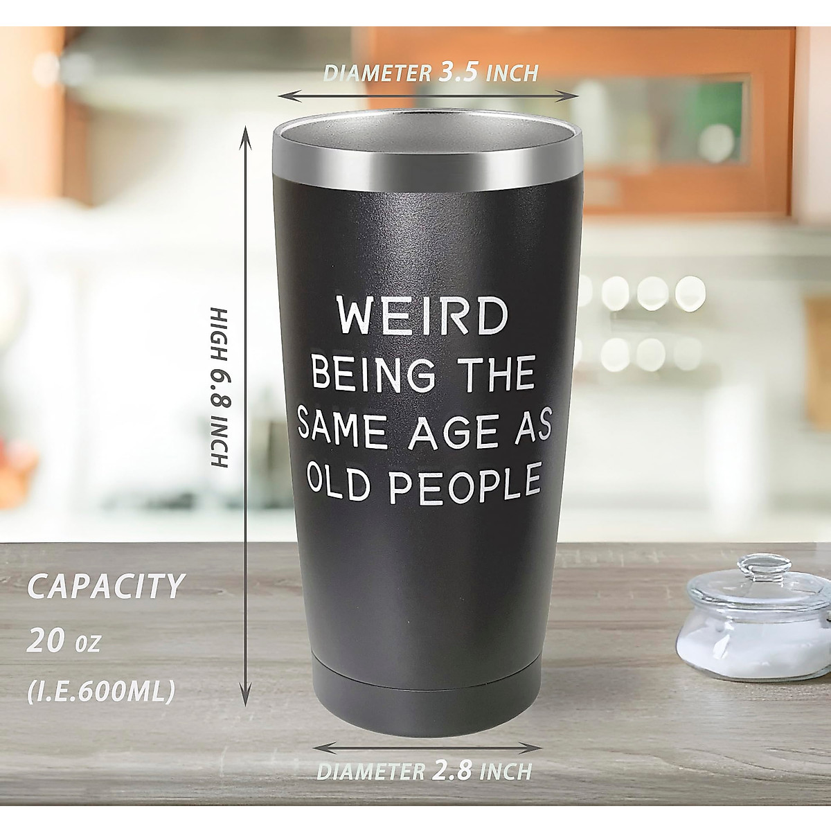 Birthday Gifts for Men Women - Funny Unique Gifts for Dad, Mom, Grandpa, Father, Husband, Him or Her, From Daughter Son Friends, 30th, 40th, 50th, 60th, 70th, Dad Coffee Mug Tumbler, Christmas Gifts