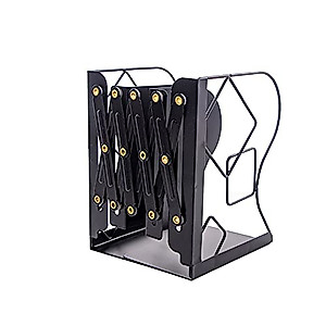 Book GELTDN Retractable Book Support Stand Telescopic Metal Bookends Shelf Bookrack Organizer Home School Office Supplies Stand ( Color : D )
