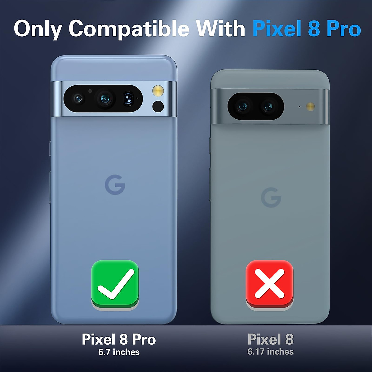 ANTSHARE for Google Pixel 8 Pro Case, [16 FT Military Grade Drop Protection], Slide Cover [Camera Protection] Heavy Duty Shockproof Phone Case for Pixel 8 Pro,Black