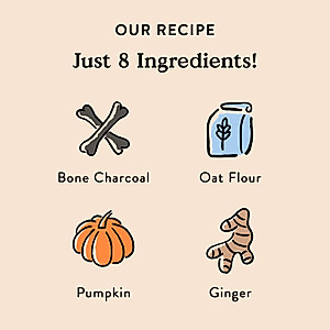 Bocce's Bakery Digestive Support Dog Treats, Wheat-Free Pumpkin Ginger, 6 oz Bag