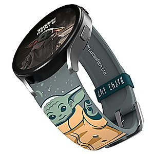 Star Wars: The Mandalorian – Grogu Smartwatch Band – Officially Licensed, Compatible with Samsung Watch (watch not included) - 20mm