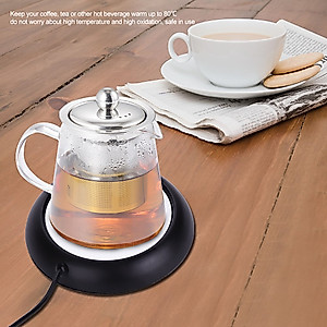 Coffee Mug Warmer, USB Powered Desktop Milk Tea Cup Warmer for Office Desk Use(A)