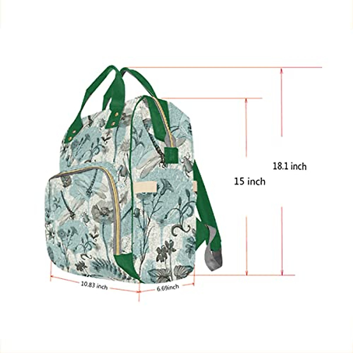 Artsadd Personalized Afro Puff Diaper Bag Backpack with Name, Blue Bubble Gum Plaid Daypack Customized Large Capacity Baby Backpack for Girls Baby Birthday Gifts