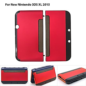Red Shockproof Protector Case Cover Hard Shell Skin for Nintendo New 3DS XL LL (2015 Model) ONLY