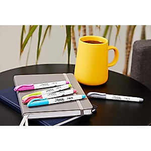 SHARPIE S-Note Creative Colouring Highlighter Pens | Marker Pen to Write, Draw & More | Assorted Pastel Colours | Chisel Tip | 12 Count