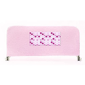 Cosie Covers Bed Rail for Toddlers, Toddler Bed Rail Guard for Kids, Extra Tall, Fits Twin, Full, Queen and King - Extra Long 54" Pink