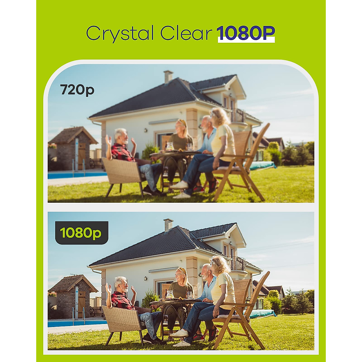 SANNCE 1080P Security Camera AHD/TVI/CVI/CVBS 4-in-1 CCTV Camera IP66 Weatherproof Analog CCTV Surveillance Bullet Camera Indoor Outdoor, 100ft Night Vision, No Power Supply and Cable, Only A Camera