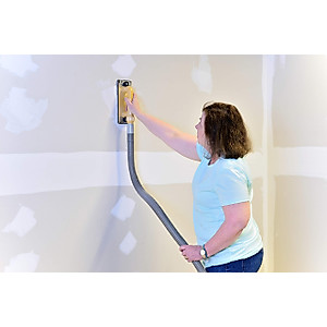 Hyde Tools 09165 Drywall Hand 6-Foot Hose Dust-Free Vacuum Sander, 6'