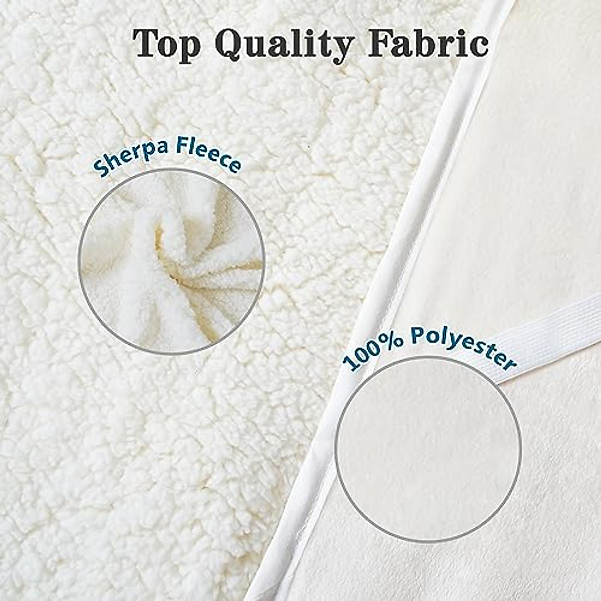 Massage Table Pad Set Premium Fleece Professional SPA Massage Bed Pad, Natural & Thickened & Extra Soft Fleece Massage Table Cover, Includes Pad and Face Rest Cover, 31” W x 72” L