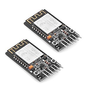 OSOYOO 2PCS ESP8266 WiFi Module, ESP-12S WiFi Serial Module Board, Wireless Transceiver Remote Port Network Development Board for Arduino