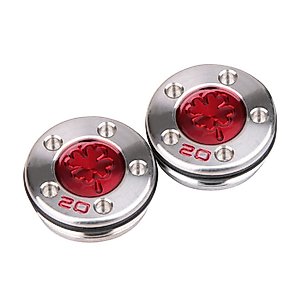 NA 2pcs Red Clover Golf Custom Weights for Titleist Scotty Cameron Newport Studio California Putters (2x20g)