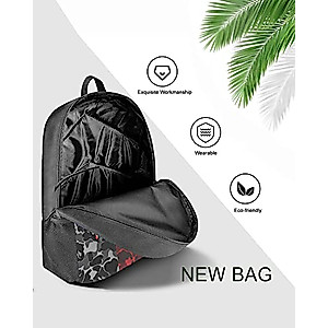 Lyuiescn 17 Inch Laptop Backpack Backpack Travel Bag Casual Daypack Adjustable Fashion Backpacks Hiking Bag Style2