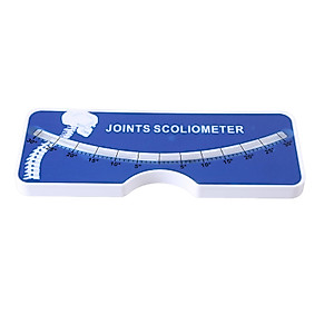 Hqkfuybl Scoliosis Testing Meter Metal Spine Scoliometer Measuring Tool For Hospital 0‑30° Testing Protractors