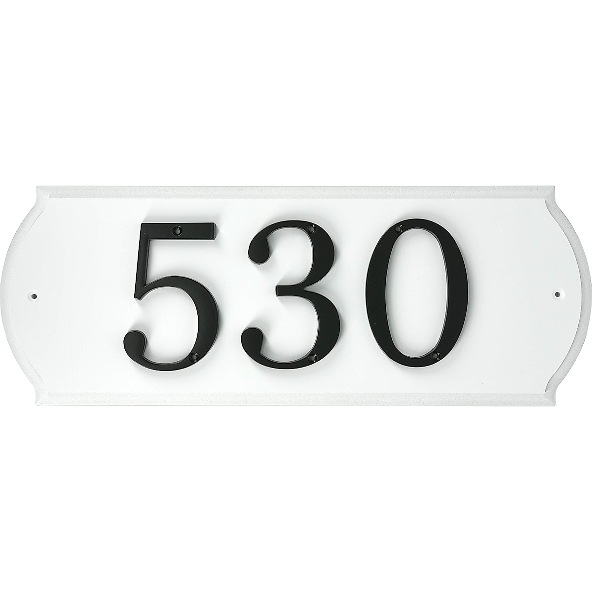 Distinctions 843147 Black Flush-Mount 4-Inch House Number 7