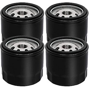 Drblawi Compatible with 4 Pack Professional 12 050 01-S Oil Filter Fits for Kohler Engine Lawn Mower Troy Bilt Bronco 12 050 01 1205001-S 12 050 01-S1 YTH20K46 KT715 SV470-SV620 Lawn Mower Oil Filter
