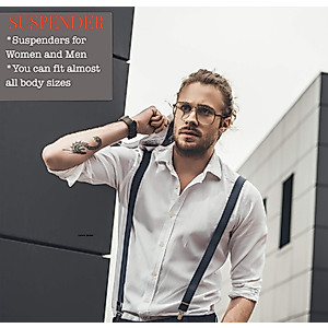 Consumable Depot CD Gold Suspender with Matching Metalic, Champagne, Sequined Bowtie Set (Champagne Gold)