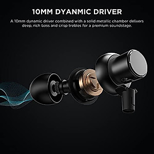 1MORE omthing Wireless Headphones, Bluetooth 5.0 Neckband Headphones,Earphones with Microphone for Sports, Premium Sound, 12H Playtime, Blue