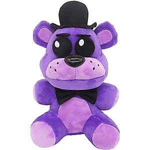 KEOGAU Shadow Freddy 7'' ( in Stock US ) Phantom Freddy- Purple Guy | Fan Made | Night Plush Toy Nightmare Withered Freddy | Freddy Plush Toys