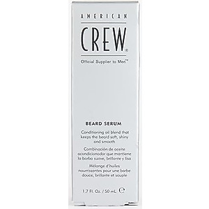American Crew Beard Conditioner Serum, Conditioning Oil Blend for a Soft, Shiny & Smooth Beard, 1.7 Fl Oz