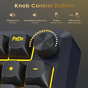 Redragon Mechanical Keyboard Wireless, Gaming Keyboard Wireless 3-Modes 94 Keys Mechanical Keyboard Hot-Swap Socket, RGB Creamy Gaming Keyboard Gasket Structure for PC/Tablet/Laptop/Xbox/PS4