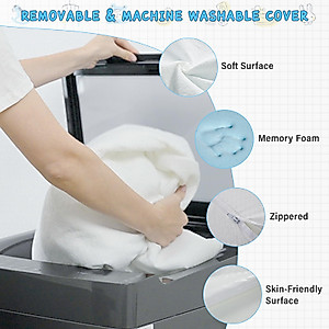 Hygge Hush Tri-fold Baby Mattress, Soft Memory Foam Toddler Mattress, Waterproof Baby Mattresses for Toddler, Removable and Machine Washable Mattress Cover, 52"x28"x3.5"