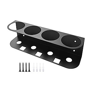 SiaBiced Spray Bottle Holder Wall Mount Shelf Paint Bottle Holder Stand Storage Rack Bottle Organizer for Garage Kitchen Shop Home, 42cmx11cmx9cm