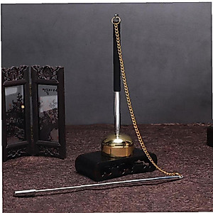 Onsinic 1set Hand Bell Tibetan Buddhist Meditation Bell Singing Bowl for Singing Scripture Implement Buddhist Supplies