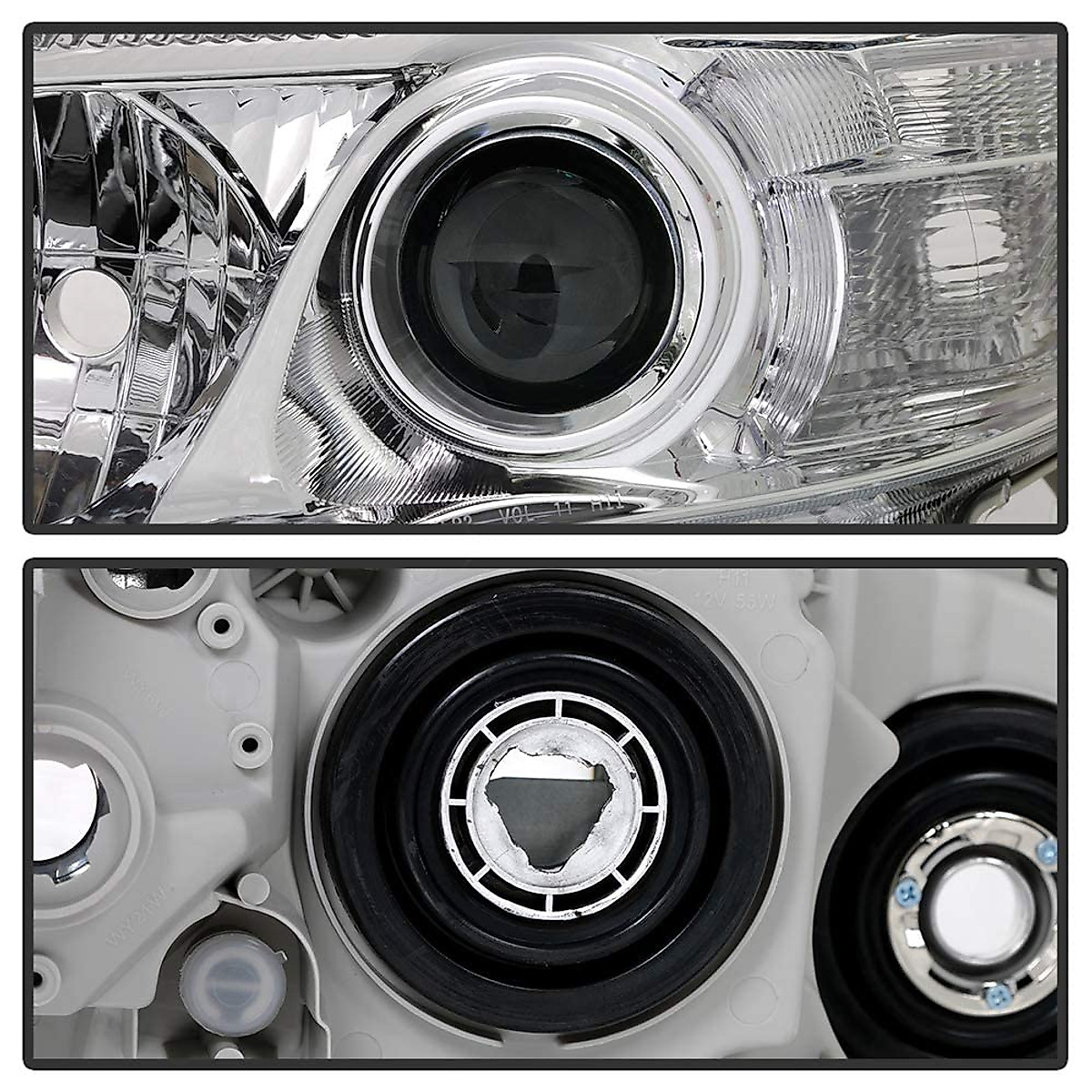 ACANII - For Replacement US Built Model 2010-2011 Toyota Camry Projector Headlights Headlamps Driver + Passenger Side