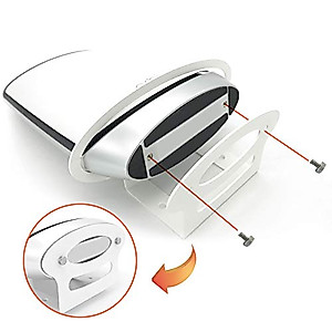 Orbi WiFi 6 Wall Mount, ALLICAVER Sturdy Metal Made Wall Mount Bracket Compatible with Netgear Orbi WiFi 6 Router RBK852,RBS750, RBK752,RBK853. (1 Pack)