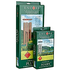 Woodstock Chimes Encore Collection, Chimes of Pluto, 27'' Black Wind Chimes for Outdoor, Patio, Home or Garden Décor (DCK27)