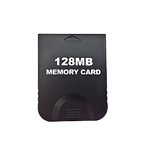 Black 128MB Gaming Memory Card Compatible Wii and Gamecube
