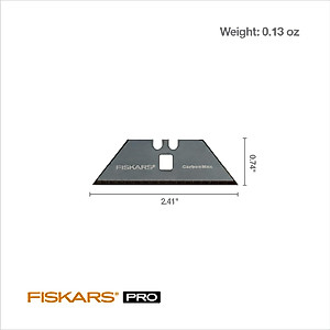 Fiskars 771030-1001 Pro Replacement Blades, 50 Pack, Silver 50 Count
