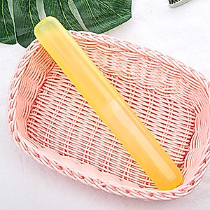 Mggsndi Portable Dustproof Toothbrush Holder Case Plastic Storage Box Bathroom Accessories Holder Set for Family and Business Travel and Daily Use at School and Outdoor Pink