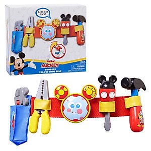 Disney Mickey Toodles Talk'n Toolbelt and Kids Play Tool Accessories for Dress Up and Pretend Play, Kids Toys for Ages 3 Up by Just Play