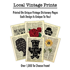 Frederick Douglass - Knowledge Slave Quote Art - Authentic Upcycled Dictionary Art Print - Home or Office Decor (D296)