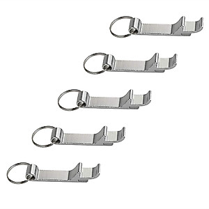 Anbers Keychain Bottle Opener, 10 Packs Mini Pocket Beer Opener