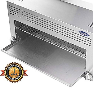 CookRite ATCM-36 Commercial Infrared Cheese Melter Natural Gas Countertop 36" - 43,000 BTU