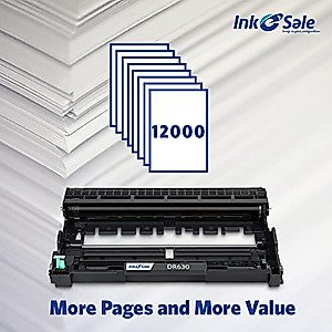 INK E-SALE Compatible DR-630 Drum Replacement for Brother DR630 Drum for HL-L2300D HL-L2320D HL-L2340DW HL-L2360DW HL-L2380DW MFC L2700DW MFCL2720DW L2740DW DCP-L2520DW Tray_Toners_Cartridges_Printer