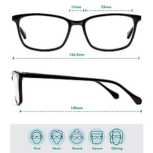 Felix Gray Faraday Blue Light Glasses Black, Blue Light Blocking Glasses, Gaming Glasses, Computer Glasses