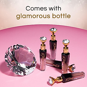 StansOut Beauty Diamond Lustre Fancy Sugar Hydrating Lip Gloss | Cute Nude Moisturizing Butter-Smooth Colors | Shades for Naturally Plump & Pout, Sparkling clear finishes & Glossy Choices.