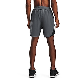 Under Armour mens Launch Run 7-inch Shorts , Pitch Gray/Reflective , Medium