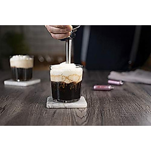 iSi North America Cream Profi Whip Professional Cream Whipper For All Cold Applications, Stainless/Black, 1 Quart