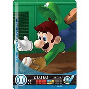 Nintendo Mario Sports Superstars Amiibo Card Baseball Luigi for Nintendo Switch, Wii U, and 3DS