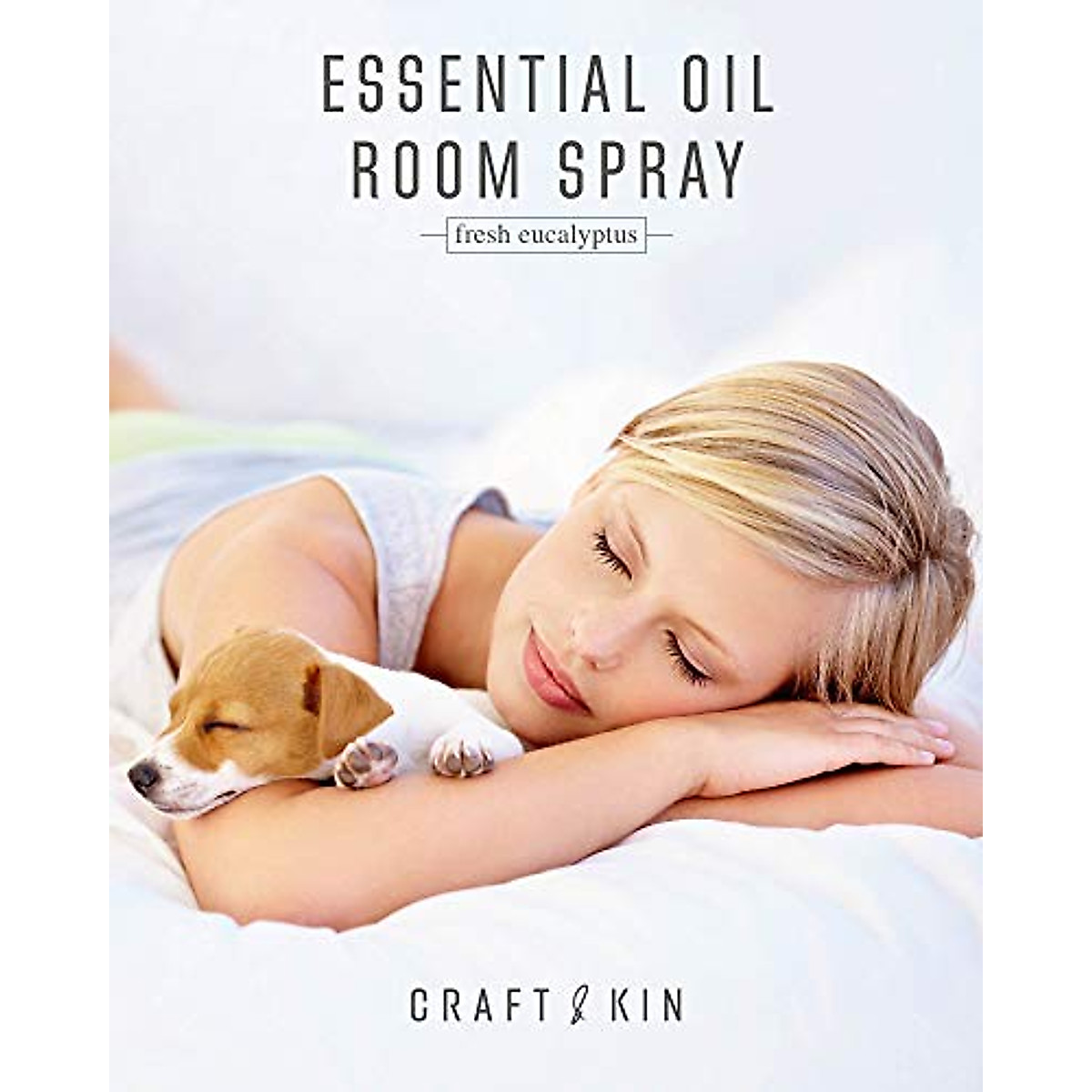 Craft & Kin Eucalyptus Room Spray, Fall Room Spray, Eucalyptus Essential Oil Spray, Eucalyptus Linen Spray for Pillows, Eucalyptus Spray Room, Holiday Room Spray, Christmas Room Spray 3.4 oz