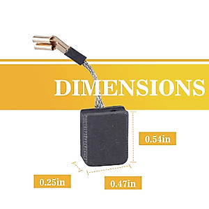 20 Pack N257540 Replacement Electric Motor Carbon Brushes Compatible with Dewalt Angle Grinder DWE402 DWE4214