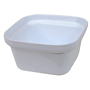 Cooking Concepts Super Sized Square Microwavable Bowl, 6.5 in. Holds Two Batches of Ramen Noodles Plenty Of Room To Heat And Mix With Out A Mess